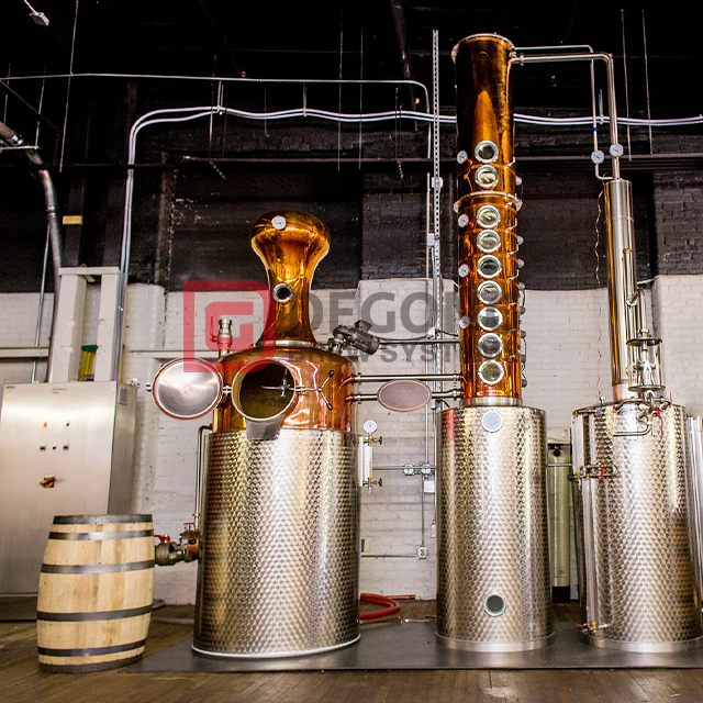 1000L Copper Distilling System Gin Whiskey Vodka Distillery Alcohol ...