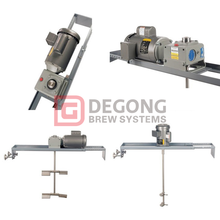 1/2 HP Electric EP Direct Drive 275 Gal IBC Tote Lid Mixer